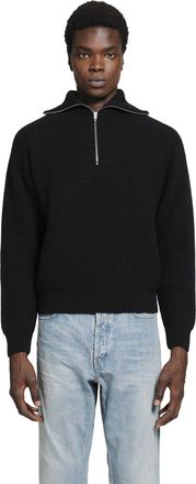 Jil Sander High Zipped Neck Sweater