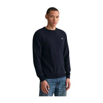 GANT Klassischer Wollpullover - - Knitwear - Herren - Blau - 3XL