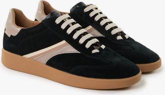 Geox Baskets Melada en cuir m&eacute;lang&eacute;