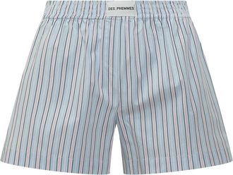 Des_Phemmes DES Phemmes, Femme, Shorts, Multicolore, Taille: 38 FR Cotton Boxer Shorts