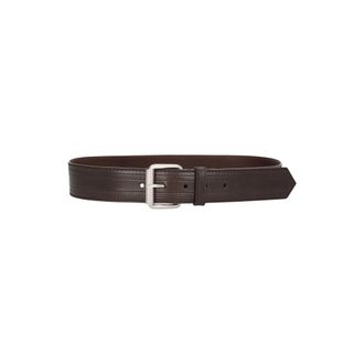 Dries Van Noten G&uuml;rtel aus Rindsleder - - Accessories - Herren - Braun - 90 CM