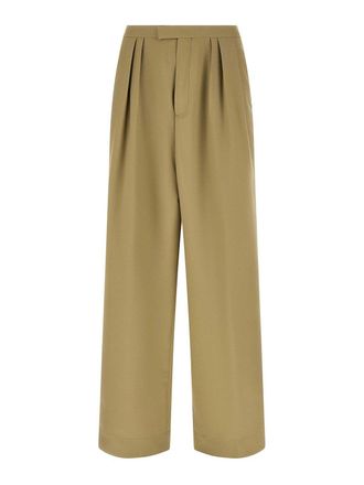 Dries Van Noten Pantalons D&eacute;contract&eacute;s - Vert