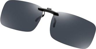 Generic Lunettes de soleil polarisées à clipser sans monture UV400 pour la protection de la lecture, Noir, Taille unique