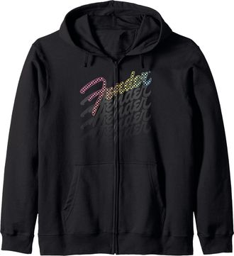 Fender Vintage Retro Stacked Fading Logo Kapuzenjacke