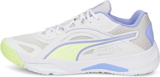 Puma Unisexs Solarstrike Ii Indoor Court Shoe, Puma White Fizzy Light Elektro Purple, 46 EU