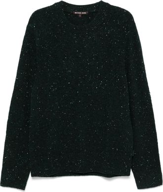Michael Kors Melierter Strickpullover - Gr&uuml;n