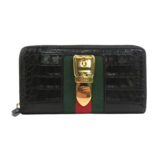 Gucci Portefeuille long (bi-pli) Pre-owned - Homme - Pre-owned - Noir - Taille: ONE Size