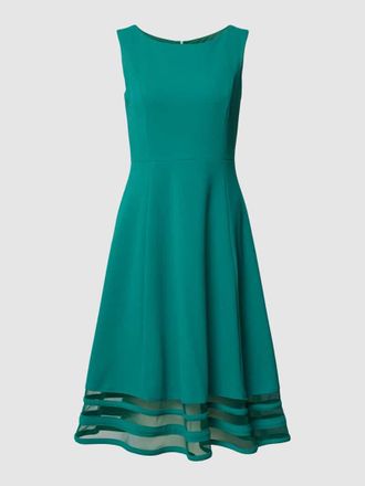 Paradi Knielanges Cocktailkleid mit Rundhalsausschnitt