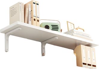 Generic Schwimmende Regale für Wand, Wandregal, Regale für Wandlager mit Klammern, Dekor -Regaleinheit Organizer für Badezimmer, Wohnzimmer, Schlafzimmer, Küc