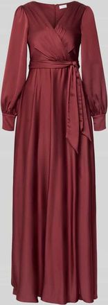 Jake*s Tailliertes Abendkleid mit Bindeg&uuml;rtel
