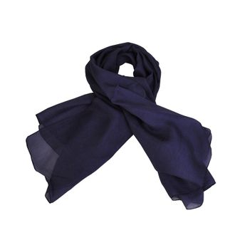 Toutacoo Tuch, Seidentuch, Seidenschal, Quadratisch - Damen Blau