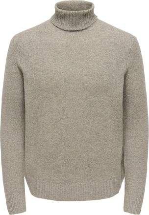 Only & Sons Onsray Reg Ls Roll Knit Frml Noos