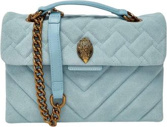 Kurt Geiger Femme, Sacs, Bleu, Taille: ONE Size Leather Kensington Bag