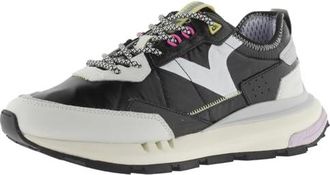 Victoria 1985 Basket Wing Evo Nylon M&eacute;tallis&eacute; & Pi&egrave;ces en Cro&ucirc;te De Cuir & Logo R&eacute;tro 8811101 pour Femme Negro 37