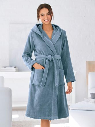 Peter Hahn Damen-Bademantel Peter Hahn ros&eacute;