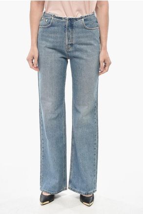 Haikure Straight-Leg Jeans With Frayed Waist 26cm size 26