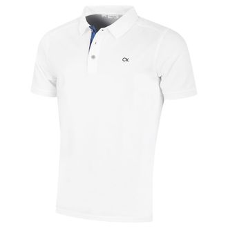 Calvin Klein Herren Campus Camo Golf-Poloshirt - Wei&szlig;/Marineblau Camo - XXXXXL