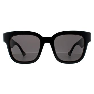 Gucci Rechteckige Damen Sonnenbrille Schwarz Grau