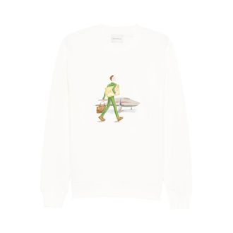 Dr&ocirc;le de Monsieur Sweatshirt - - Sweatshirts & Hoodies - Herren - Wei&szlig; - XL