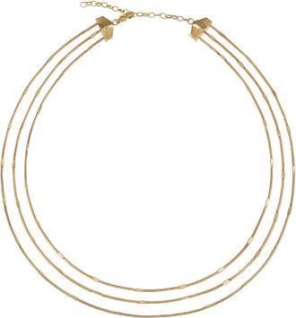 Breil Damenhalsband Sinuous Collection TJ3095 - Damenschmuck - Stahlhaken f&uuml;r Damen, mit Karabinerverschluss und Hochglanzoberfl&auml;che, Gold - Verstellbare L&auml;
