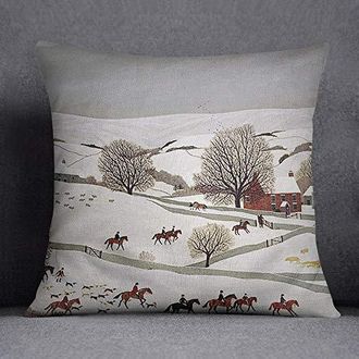 Bonamaison Le Jardin du Lin Kissenh&uuml;llen, Cotton, Mehrfarbig, 45x45