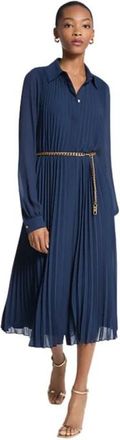Michael Kors Femme, Robes, Bleu, Taille: 40 FR Chemisier Dress