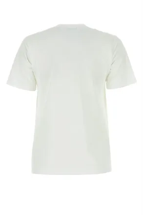 Burberry White Cotton T-Shirt T-shirts And Polos