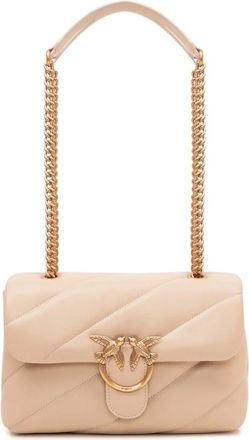 Pinko Pinko, Femme, Sacs, Beige, Taille: ONE Size Classic Love Bag Puff Maxi Quilt