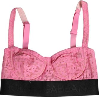 Dolce & Gabbana Femme, Sous-v&ecirc;tements, Rose, Taille: 38 FR Soutien-gorge Balconnet Semi-Rembourr&eacute; &agrave; Armatures