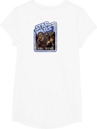 Star Wars Chewbacca and Han Solo Rebel Friends T-Shirt
