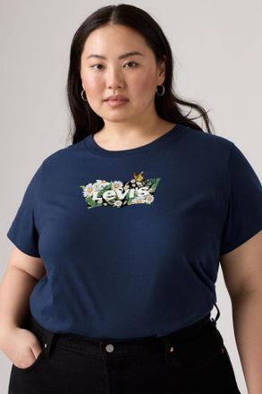 Levi's Perfect Logo Tee (Plus Size) - Damen - Blau / Blau