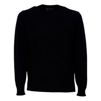 FILIPPO DE LAURENTIIS Rundhals-Strickpullover - - Knitwear - Herren - Blau - XL