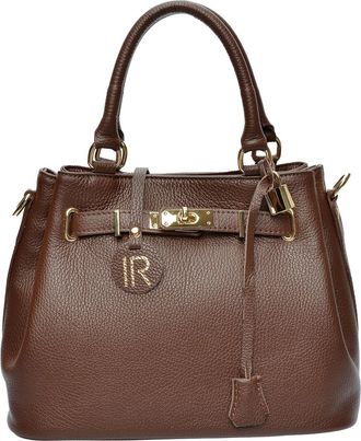 Isabella Rhea Kastanienbraun Rindsledertasche