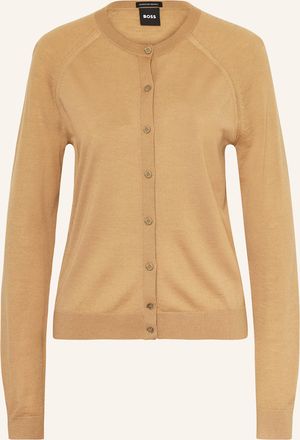 HUGO BOSS Strickjacke Fonami beige