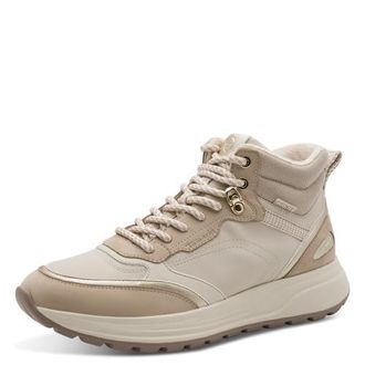 Tamaris Bottes Plates pour Femme, Ecru, 39 EU