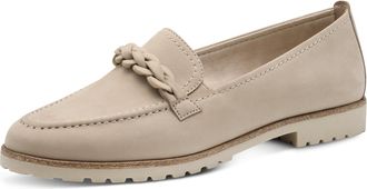 Tamaris Damen Klassische Ballerinas, Frauen Flats,Comfort Lining,TOUCHit-Fußbett,Slip-ons,klassisch elegant,Ballerinen,Taupe,39 EU