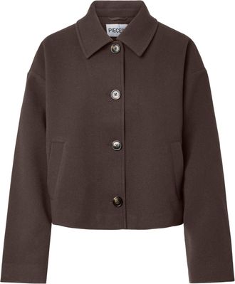 Pieces Pcaya Short Coat Noos Bc