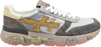 Premiata Low-Top Sneaker - Low-Top Sneakers With Mustard Logo And Sole - Gr. 40 (EU) - in Rosa - f&uuml;r Damen