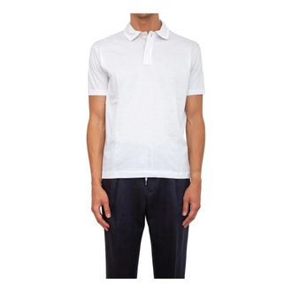 Paul & Shark Wei&szlig;e Lyocell Polo mit Kn&ouml;pfen - - Tops - Herren - Wei&szlig; - 2XL