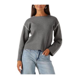 Y.A.S Y.a.s, Damen, Strickwaren, Grau, LGr&ouml;&szlig;e