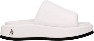 The Attico Femme, Chaussures, Blanc, Taille: 36 EU Flatform Sandal