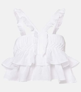 Isabel Marant Top Daliana en coton mélangé