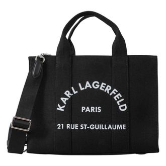 Karl Lagerfeld Medium Tote BAG Cuadrado RUE St-Guillaume - - Bags - Damen - Schwarzk - ONE SIZE