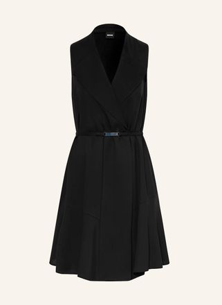 HUGO BOSS Kleid Dimosa In Wickeloptik schwarz