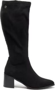 Isteria Bottines hautes à talon Isteria 580 - Noir - Femme, Noir, 39 EU