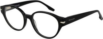Trussardi Femme, Accessoires, Noir, Taille: ONE Size Elegant Rectangular Lunettes Frame