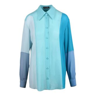 Dolce & Gabbana Damen, Blusen & Hemden, Blau, XSGr&ouml;&szlig;e