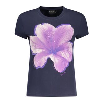 Desigual Yokohama T-Shirt - - Tops - Damen - Blau - XS