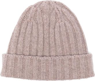 Aspesi Beanie aus Kaschmir - Nude