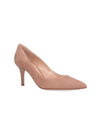 Gianvito Rossi Womens With Heel Pink Upper: Suede Leather